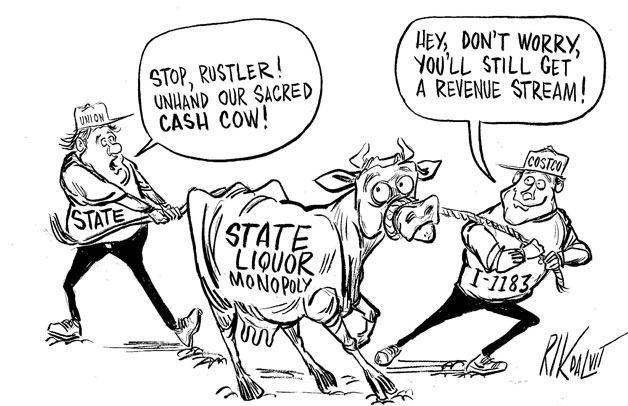 The Sacred Cash Cow | WEEKLY CARTOON | Arlington Times