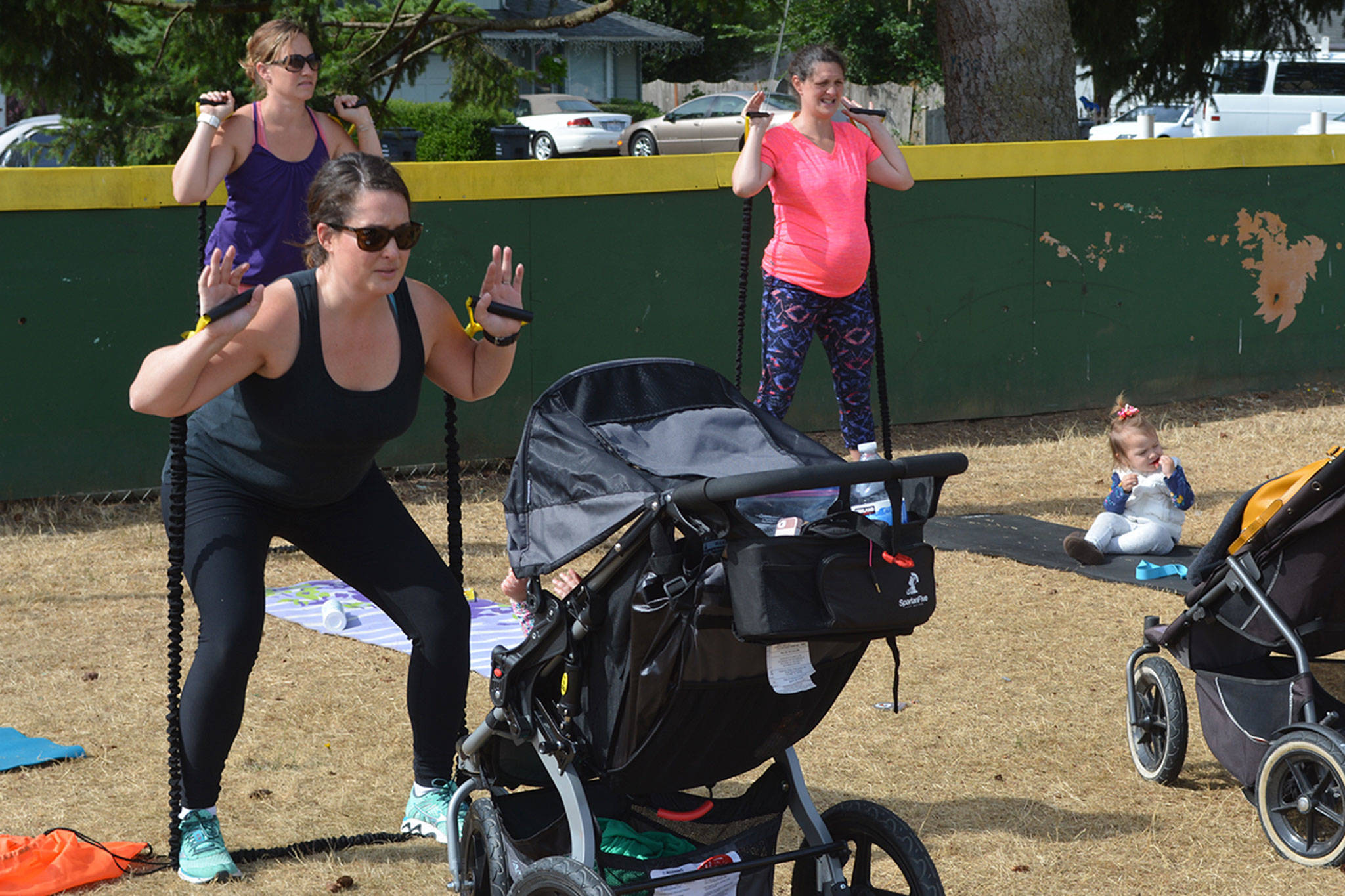 Moms bond at baby boot camp | Arlington Times