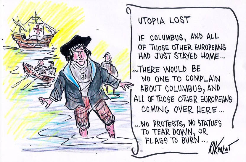 Political Cartoon Utopia