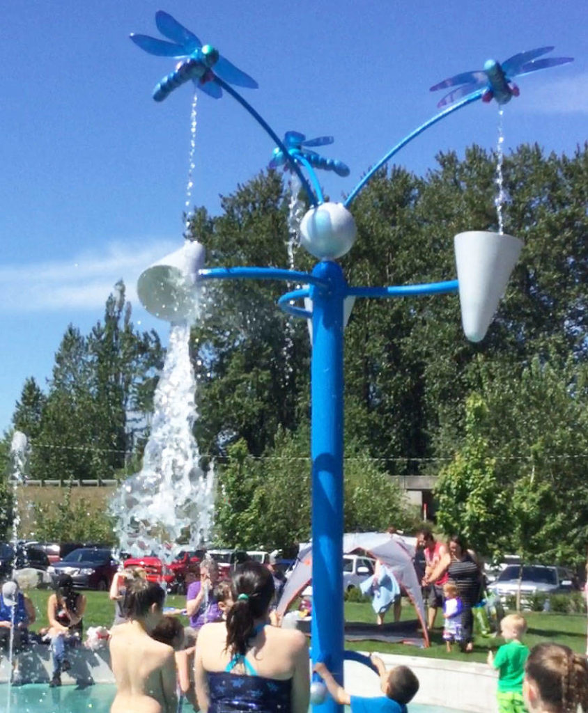 New splash pad opens at Haller Park; worth the wait | Arlington Times