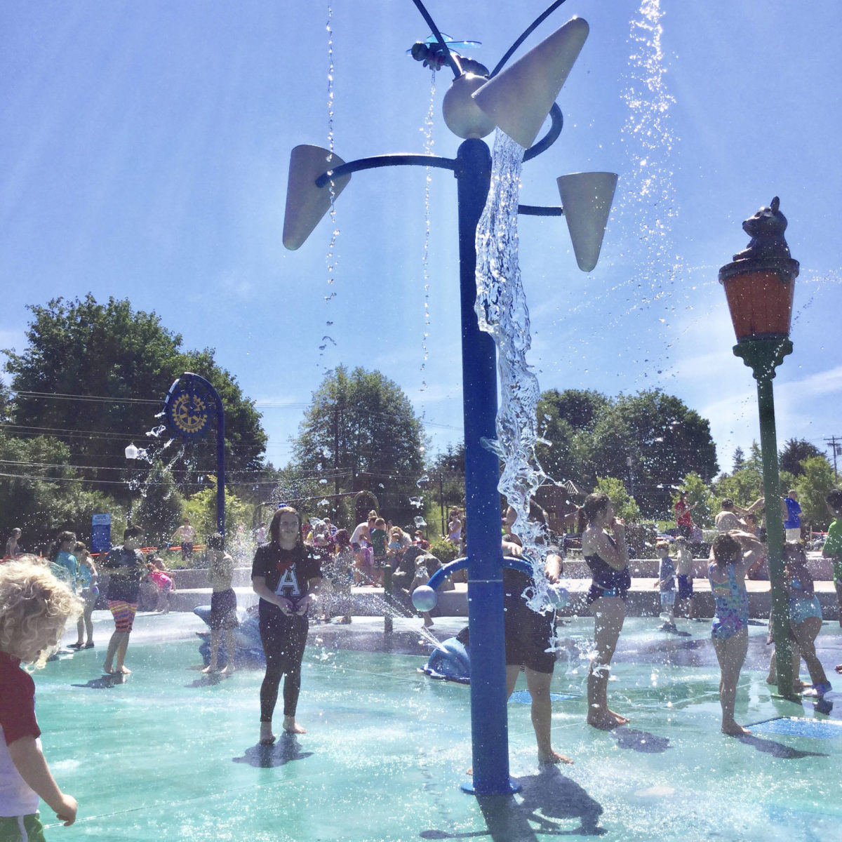 New splash pad opens at Haller Park; worth the wait | Arlington Times